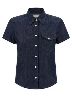 Khaite Cavazos Denim Shirt