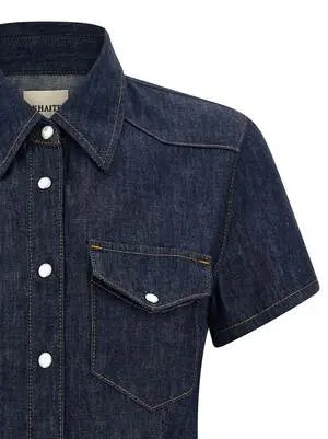 Khaite Cavazos Denim Shirt
