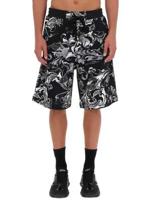 Versace Jeans Couture Loose Fit Shorts For Men