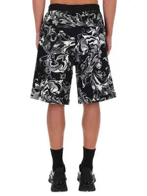 Versace Short Porcelain Baroque - Black