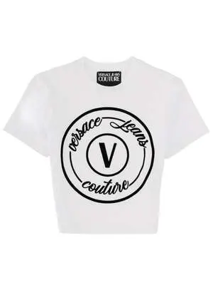 Versace V Emblem T-shirt - White
