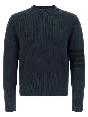 Thom Browne 4-bar Cotton Sweater