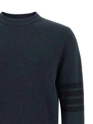 Thom Browne 4-bar Cotton Sweater