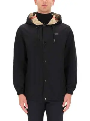Burberry Reversible Check Jacket - Black