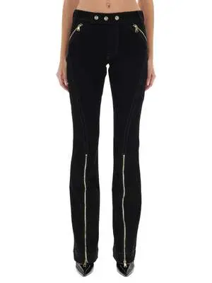 Versace Jeans Couture Zip Up Pants For Women