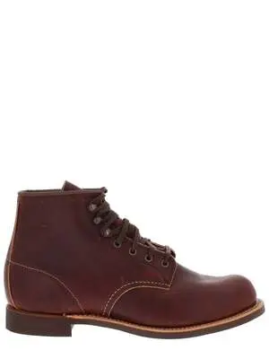 Red Wing Criss-cross Boots For Women