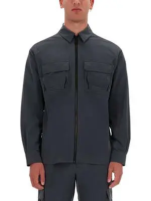 Versace Zippered Shirt - Grey