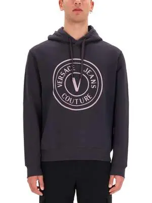 Versace Sweatshirt With Logo - Grey