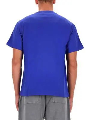 Versace Small Square Logo T Shirt - Blue