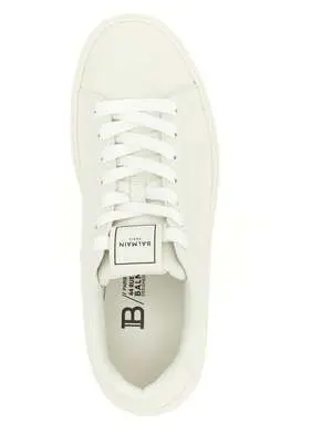 Balmain B-cout' Leather Sneakers