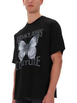 Versace Butterfly Logo T Shirt