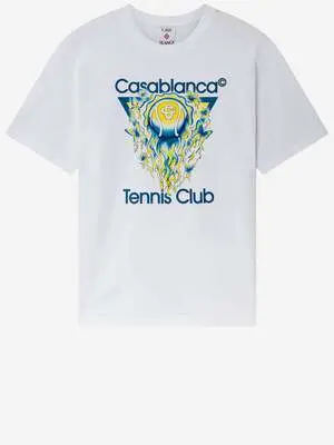 Casablanca Cotton T-shirt With Logo - White
