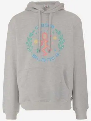 Casablanca Cotton Sweatshirt With Logo