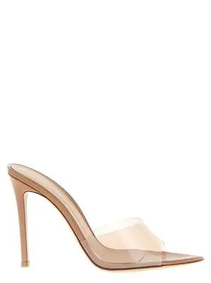 GIANVITO ROSSI Elle Patent Leather And Glass Sandals