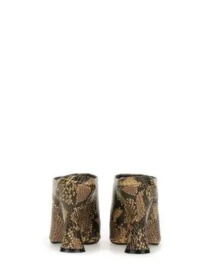 Dries Van Noten Leather Mule