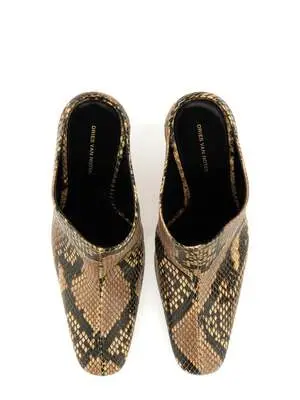 Dries Van Noten Leather Mule