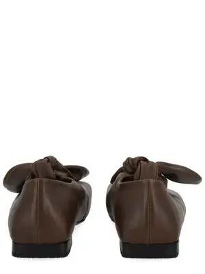 UMA WANG Leather Lace Up Shoe - Grey