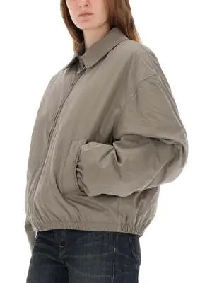Our Legacy Cropped Avenue Puffa Jacket - Black