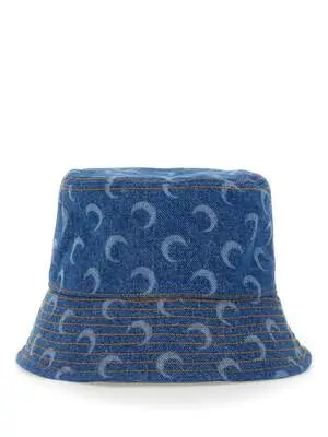 MARINE SERRE Moon Laser Bucket Hat - Blue