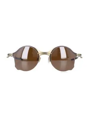Oakley Rimless Sunglasses - Matte Gold