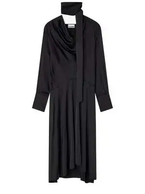GANNI Midi Dress With Scarf