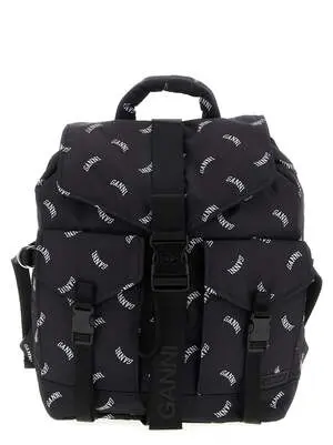 Ganni Printed Backpacks