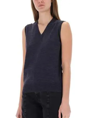 MAISON MARGIELA V-neck Wool Vest