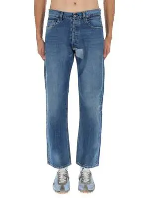 MAISON MARGIELA Straight Leg Jeans - Blue