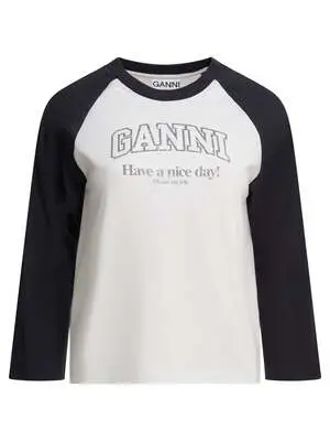 GANNI Baseball T-shirt