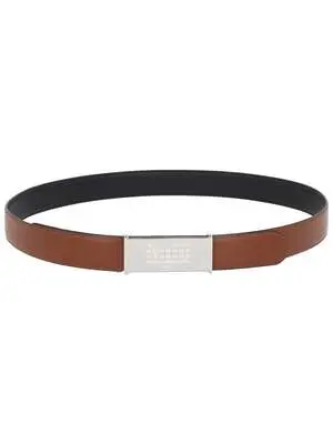 MAISON MARGIELA Reversible Leather Belt - Black