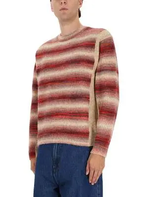 Paul Smith Striped Sweater - Orange