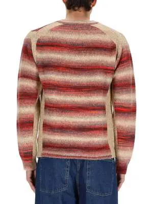 Paul Smith Striped Sweater - Orange