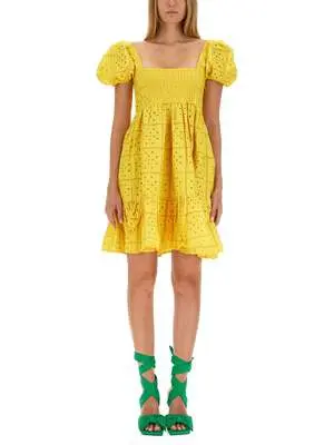 Ganni Yellow Dresses