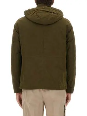 Herno Waxed Cotton Short Parka