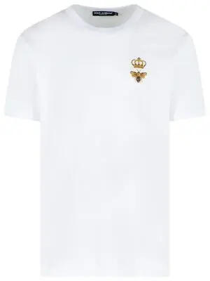 Dolce & Gabbana Viscose Blend T-shirt - White
