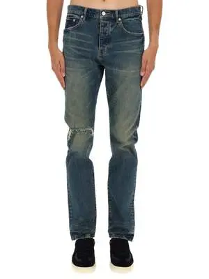 Purple Brand Slim Leg Jeans For Men
