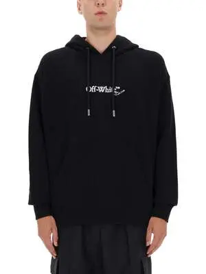 Off White Sweatshirt With Logo