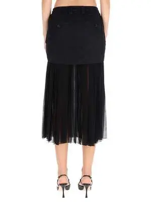 Dolce & Gabbana Silk Blend Midi Skirt
