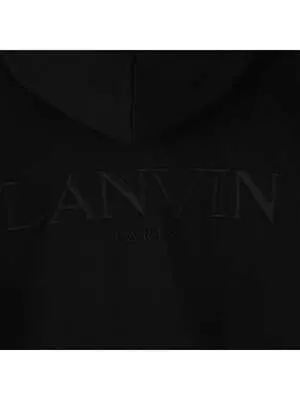 LANVIN Hooded Cotton Cardigan