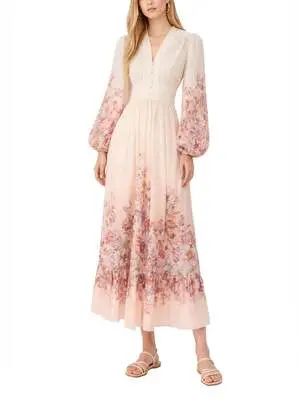Zimmermann V-neck Long Dress - Multicolour