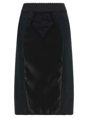 Dolce & Gabbana Lace Insert Midi Skirt
