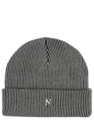 REPRESENT Ribbed Beanie - Grey