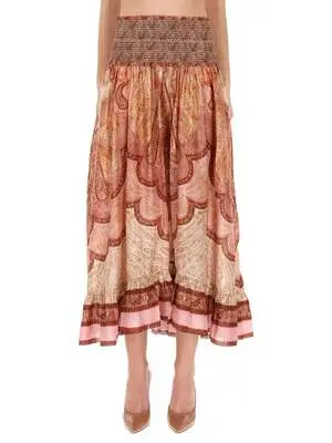 Zimmermann Wanderlust' Long Skirt - Multicolour