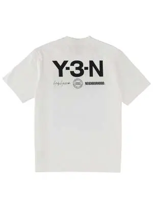 Y 3 NEIGHBORHOOD Printed T-shirt - White