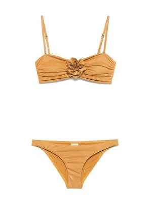 Zimmermann Lucky Flower Bikini Set - Gold