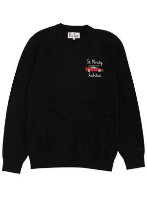 Mc2 Saint Barth Embroidered Sweaters For Men