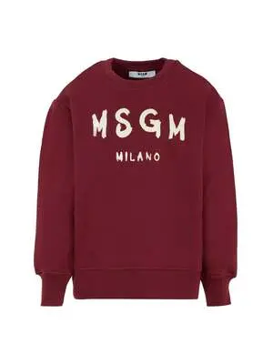 MSGM Logo Jersey - Red