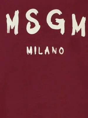 MSGM Logo Jersey - Red