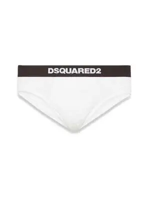 Dsquared2 Briefs With Logo - White
