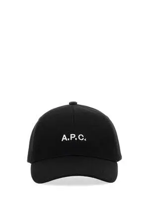 A.p.c. Charlie Baseball Cap - Black